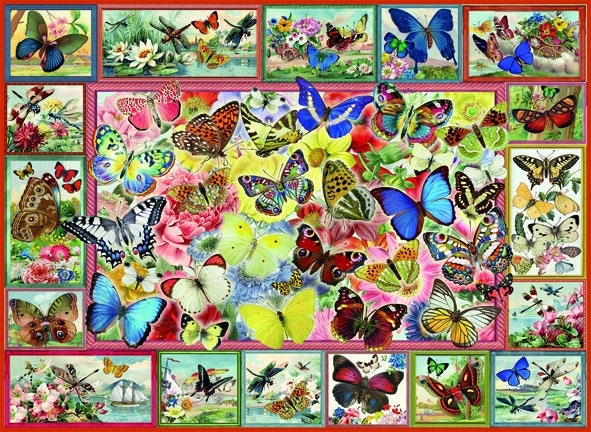 Anatolian Puzzle - Lots of Butterflies, 1000 Piece Jigsaw Puzzle, #109