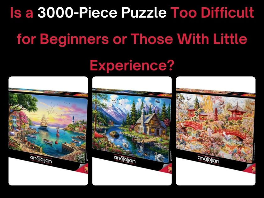 3000 Piece Puzzle Difficulty for Beginners - Anatolian Puzzle